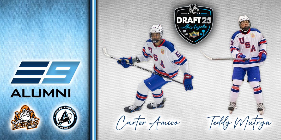 From E9 to the NHL: Amico and Mutryn Drafted in 2025
